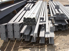 PEB Pole Steel Buildings, Metal Barn Building Kits H Section Beams ...